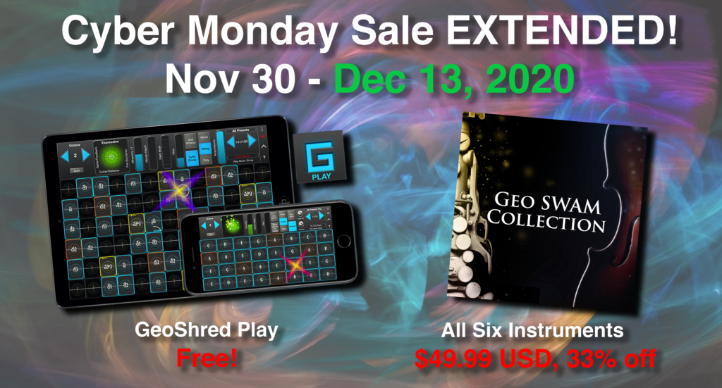 Cyber Monday Sale EXTENDED! Nov 30 - Dec 13, 2020 - Jordan Rudess