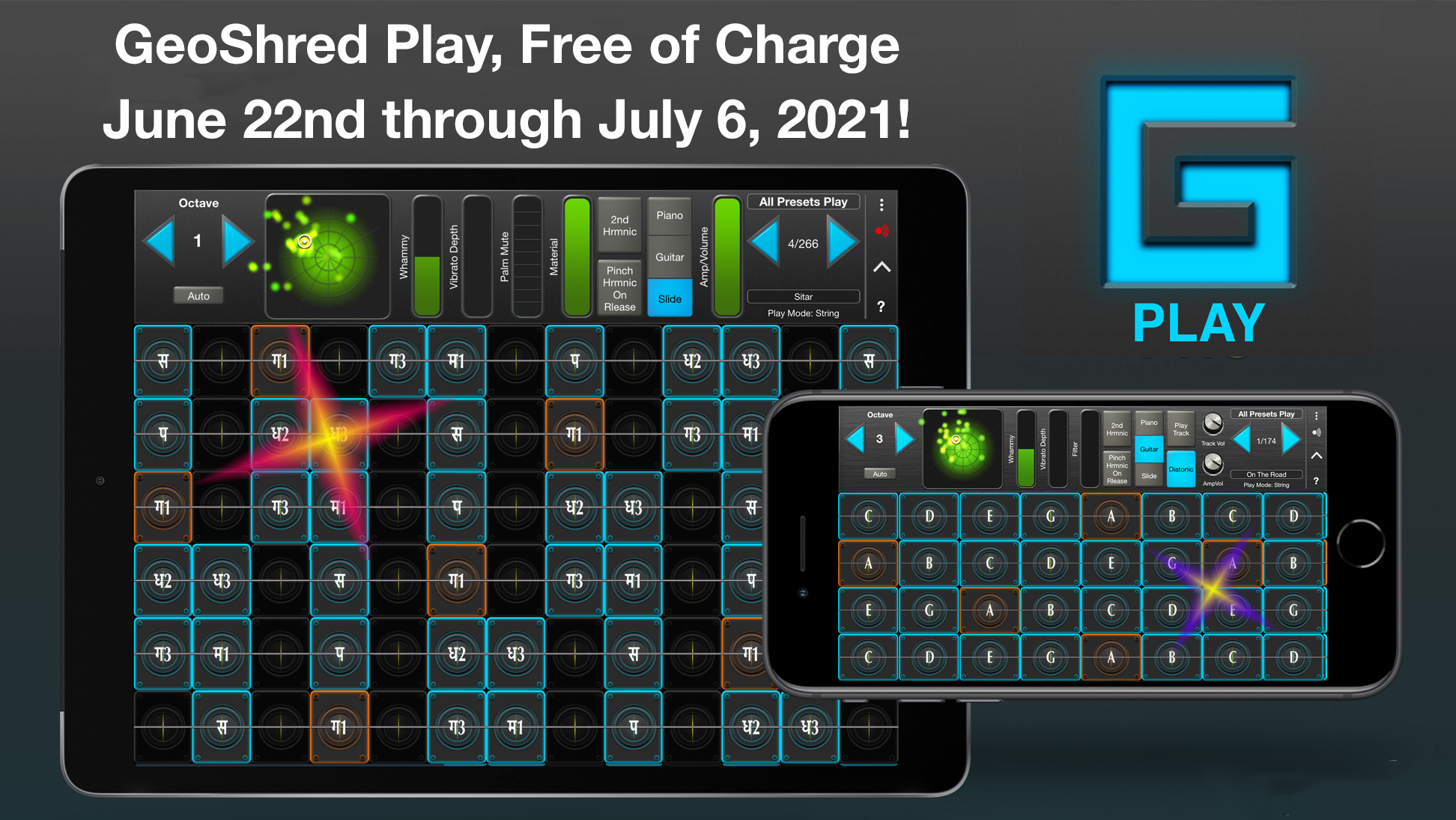 GeoShred Play, Free of Charge, June 22nd through July 6 2021 - Jordan Rudess